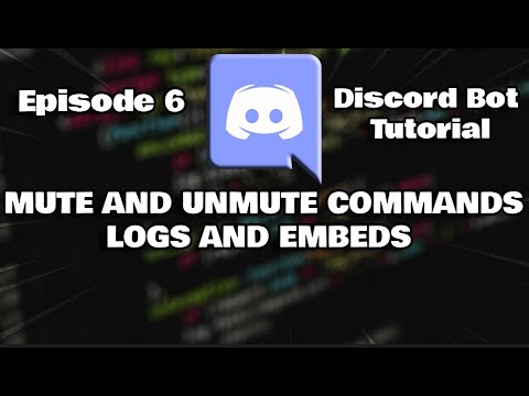 Coding A Bot Like Sound's Utilities | Mute and Unmute Command Discord.JS Easy Bot Tutorial (Ep ...