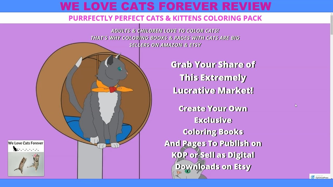 Perfectly Perfect Cats And Kittens Coloring Pack Review - YouTube