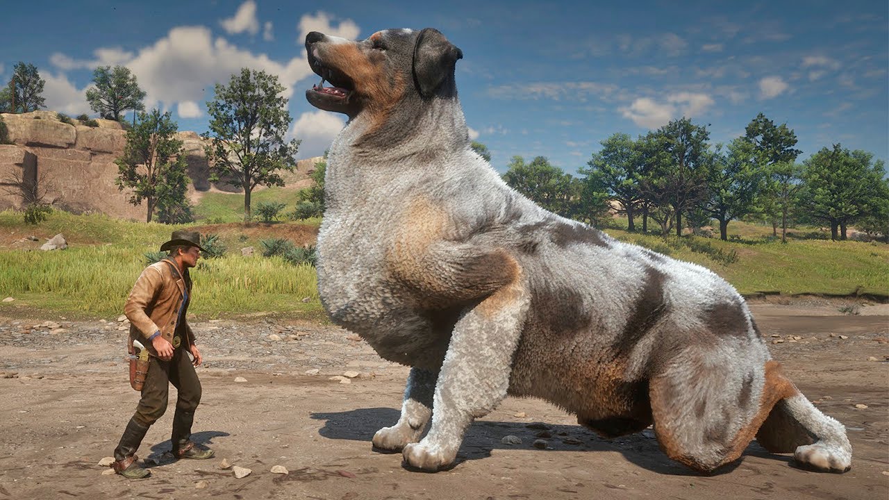 I petted all the dogs in rdr 2 - YouTube