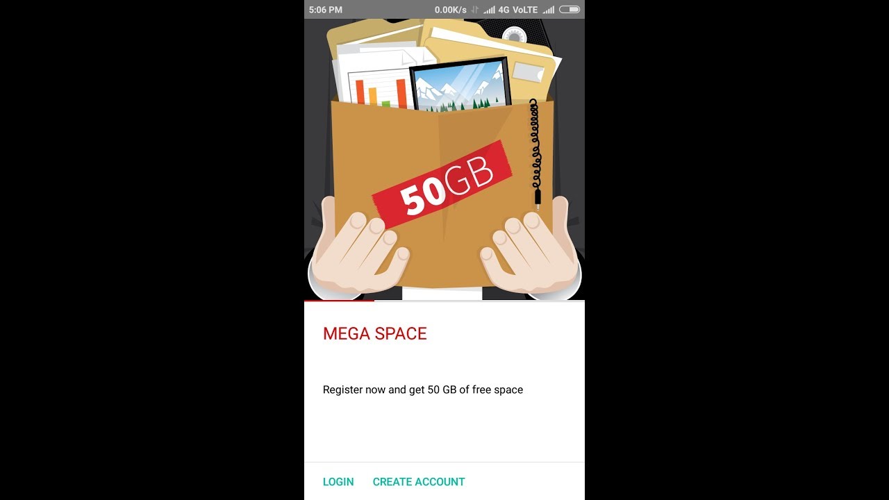 How to create account on mega(50gb) - YouTube