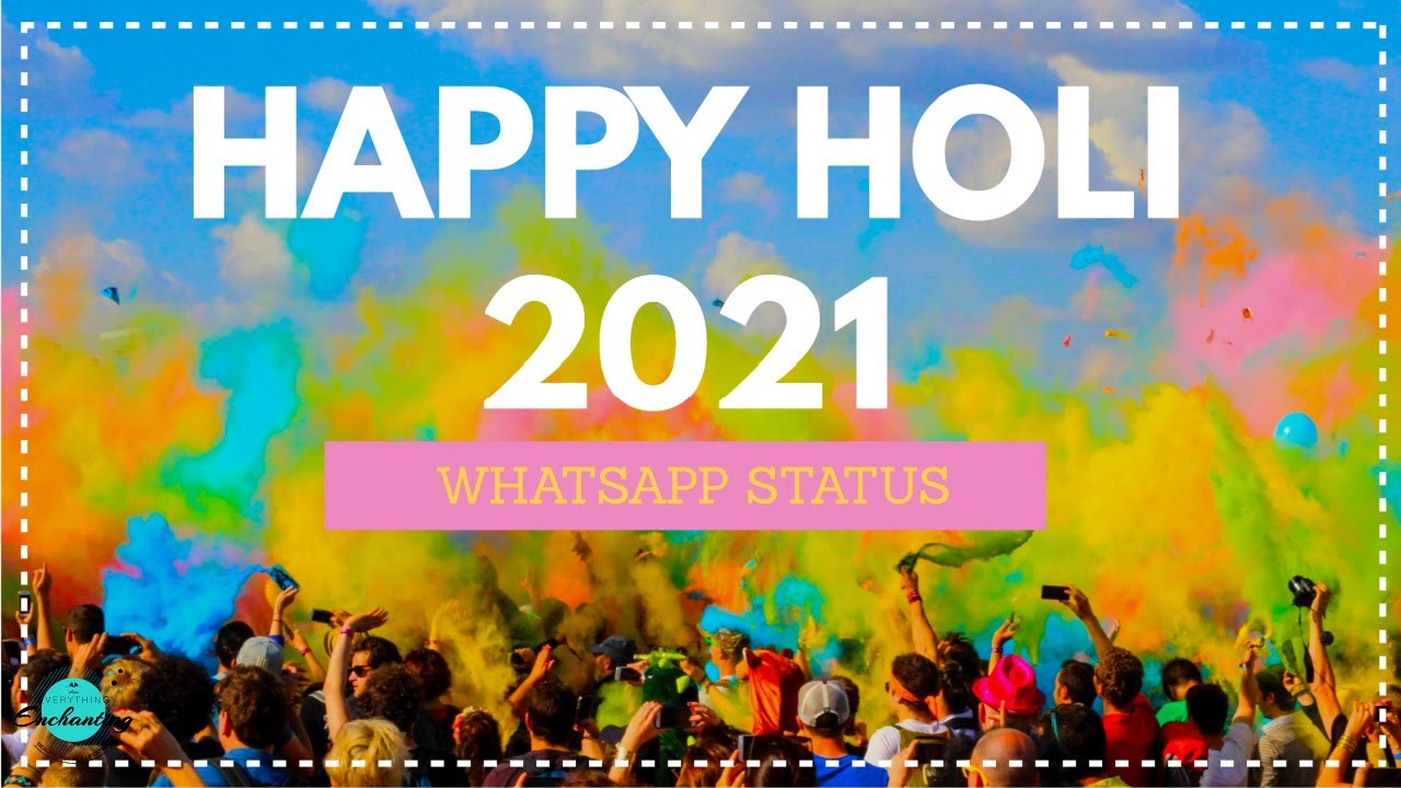 Happy holi whatsapp status 2024 4K - YouTube
