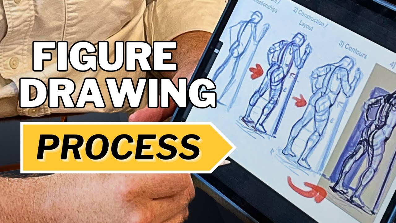 My process for drawing the unclothed figure (review) - YouTube