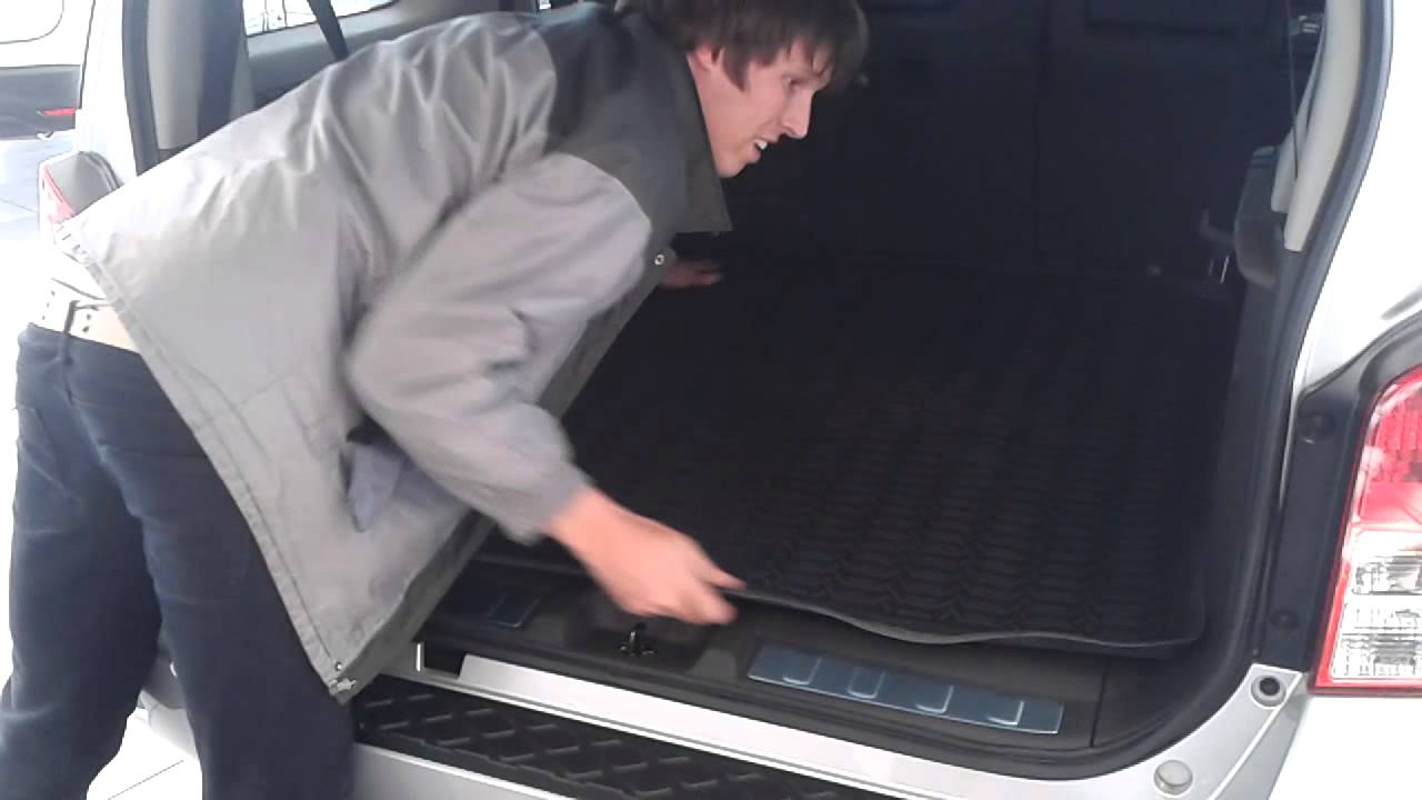 Afriboot - Nissan Pathfinder TPE Boot Liner - YouTube