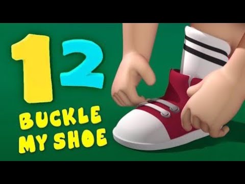one two buckle my shoe poem/ Traditional nursery rhyme for kids - YouTube