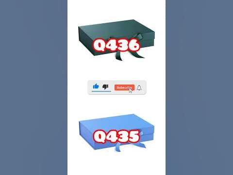 Choose Q436 vs Q435 and see your surprise gift lock gift try please #boxing #suprisebox # ...