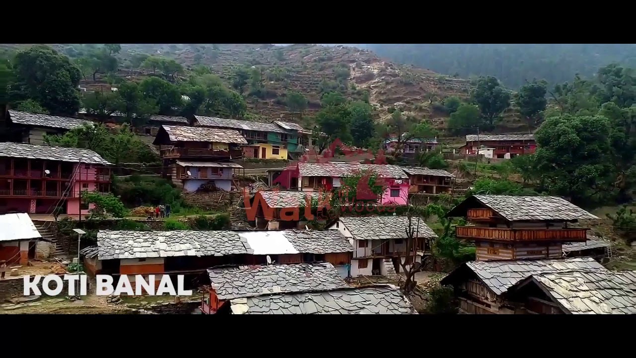 Beautiful village of uttarkashi koti banal - YouTube