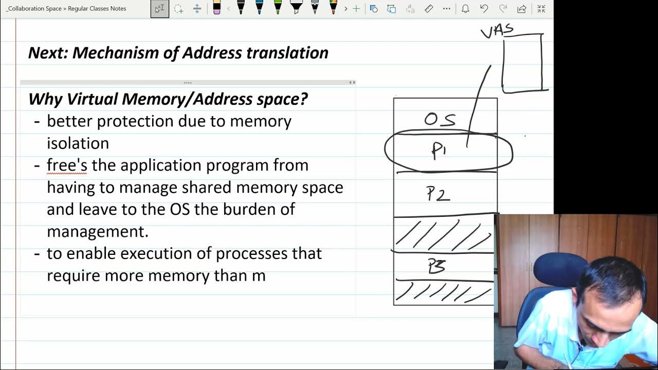 Memory virtualization part 2 VAS abstraction and dynamic relocation mechanism - YouTube