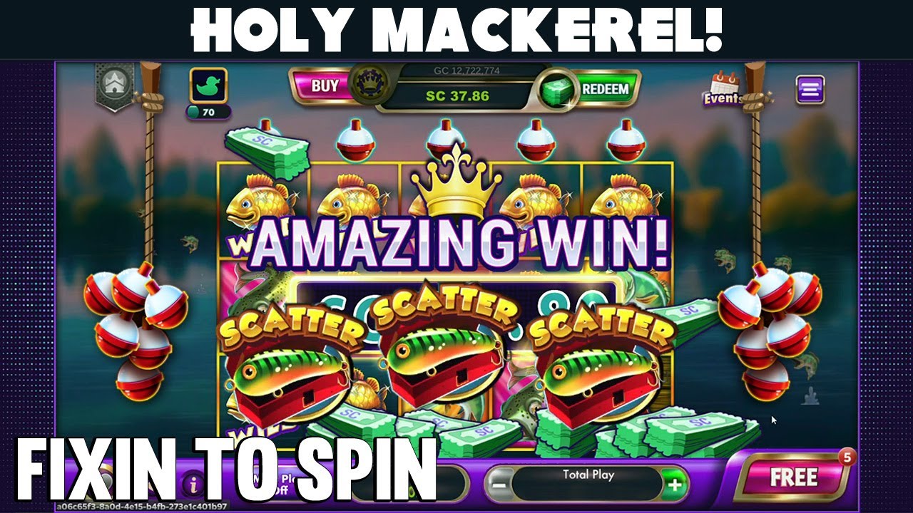 HOLY MACKEREL! ⫸ **NEW GAME** HOOK LINE & WINNER on LuckyLand Slots ...