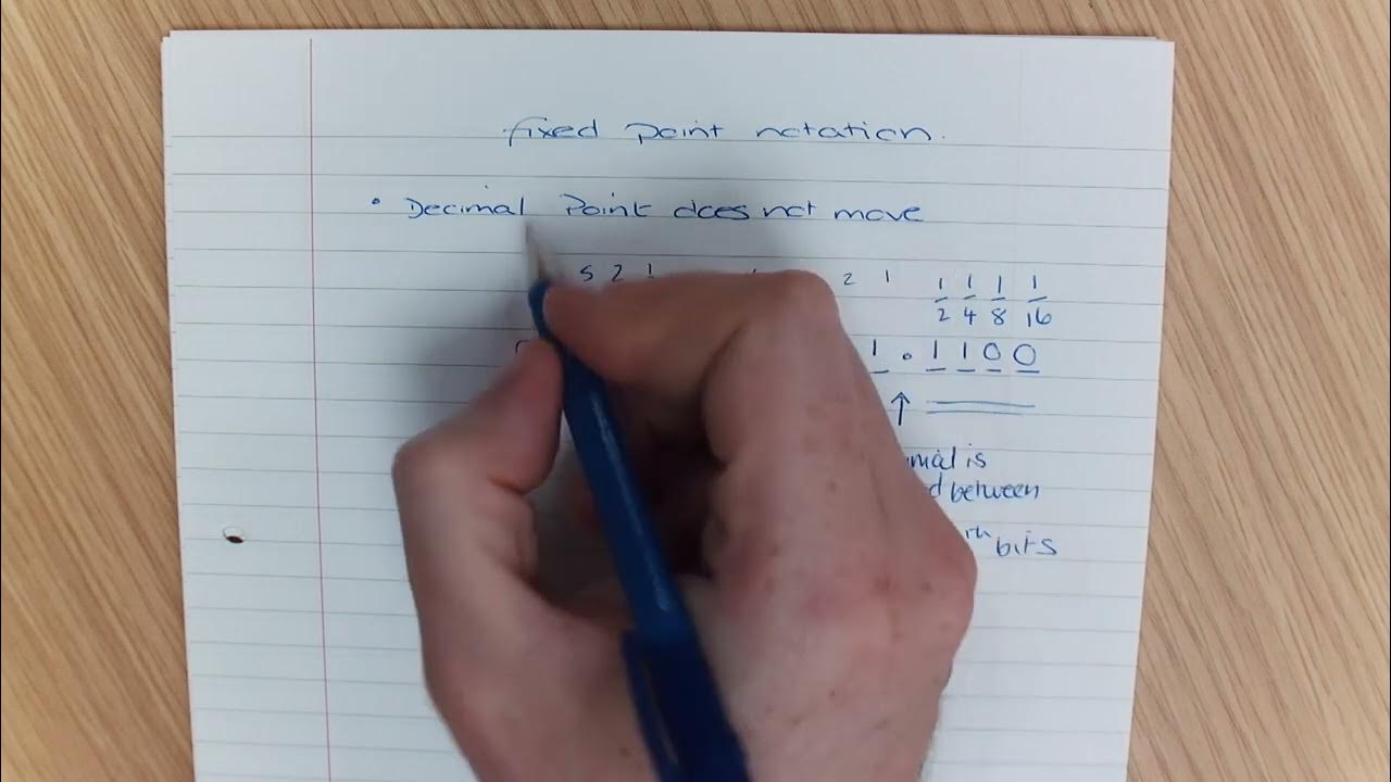 Video 1/7 - AQA Computer Science - Fixed Point Binary - YouTube
