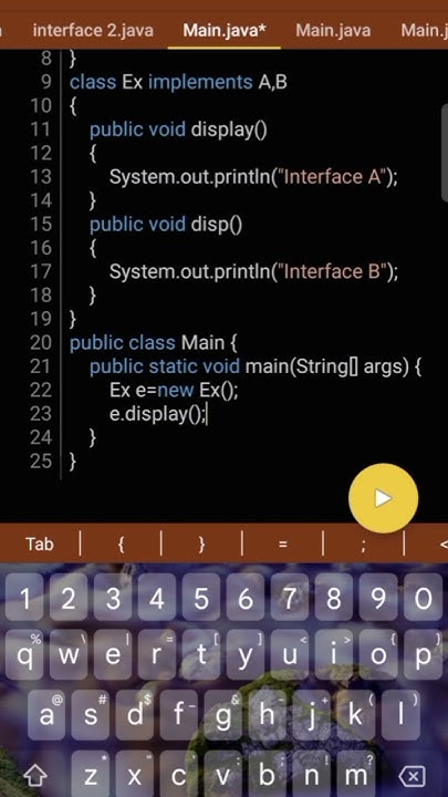 Multiple Inheritance in Java using Interface #java #coding #javacode #javaprojects #javaexample ...