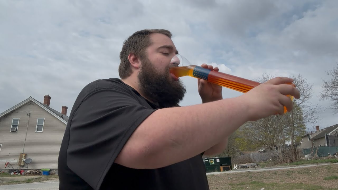 NEW Gatorade Summer Blaze Yard Glass Chug - YouTube
