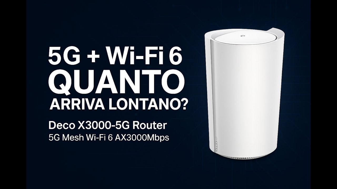 Deco X3000-5G Router 5G Mesh Wi-Fi 6 AX3000Mbps - YouTube
