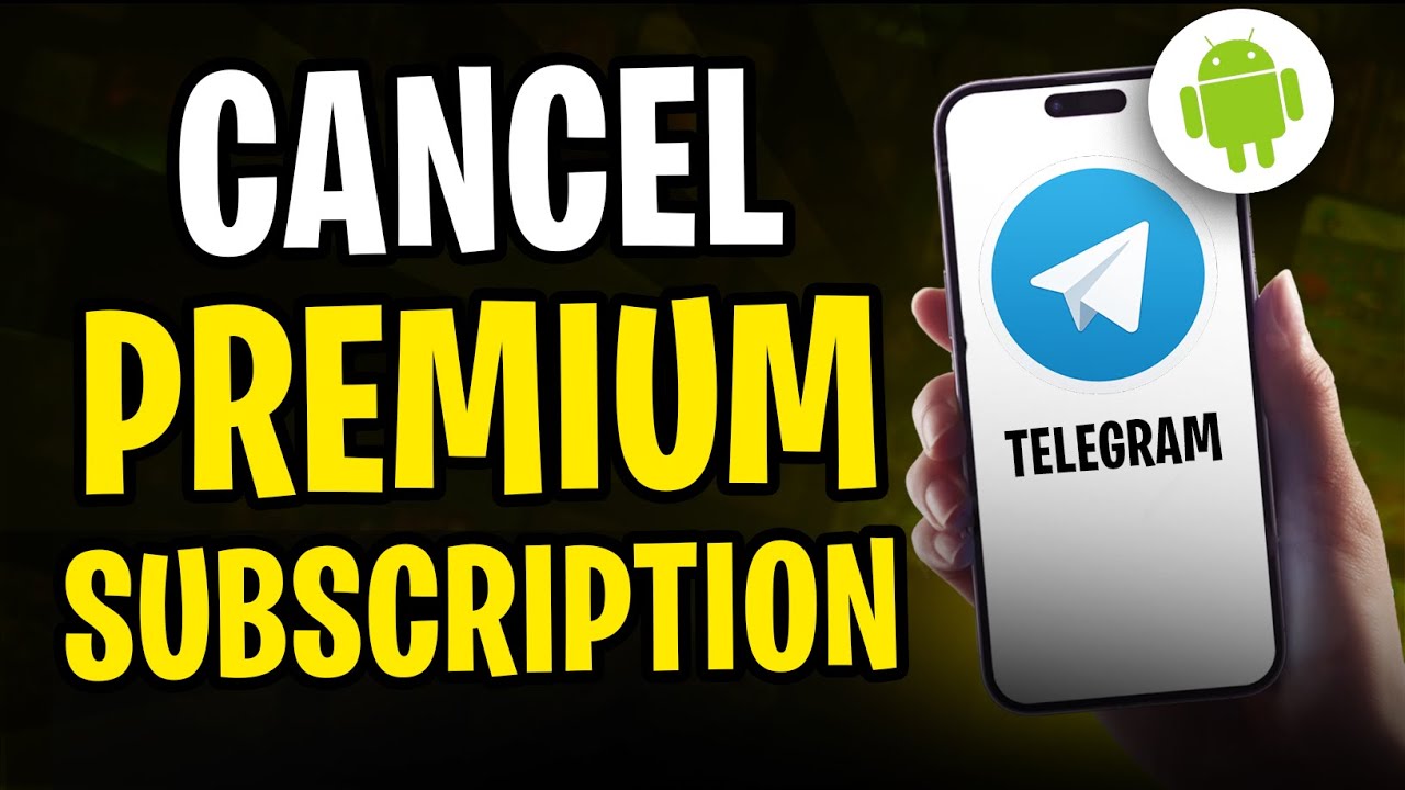 How to Unsubscribe Telegram Premium on Android (2025 UPDATE) / Cancel ...