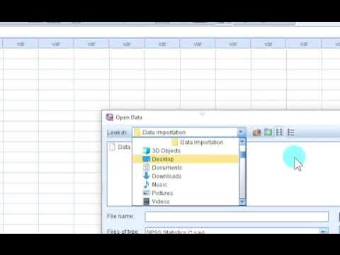 How to Import/Read Data Files in SPSS || Reading/Importing SAS (.sas7bdat) file in SPSS || Part ...