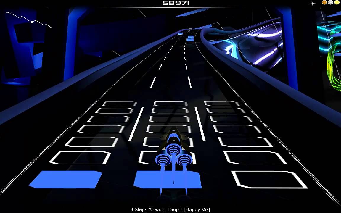 Audiosurf - 3 Steps Ahead - Drop It (Happy Mix) - YouTube