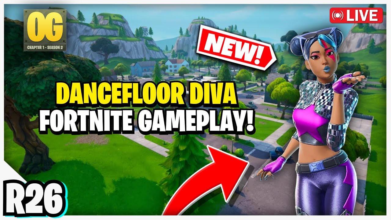 *NEW* Unlocking DANCEFLOOR DIVA SKIN in Fortnite! (OG Season 2) - YouTube