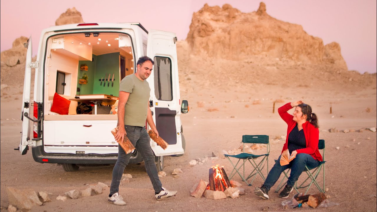 VAN LIFE: a day in the life (Mojave Desert, California) - YouTube