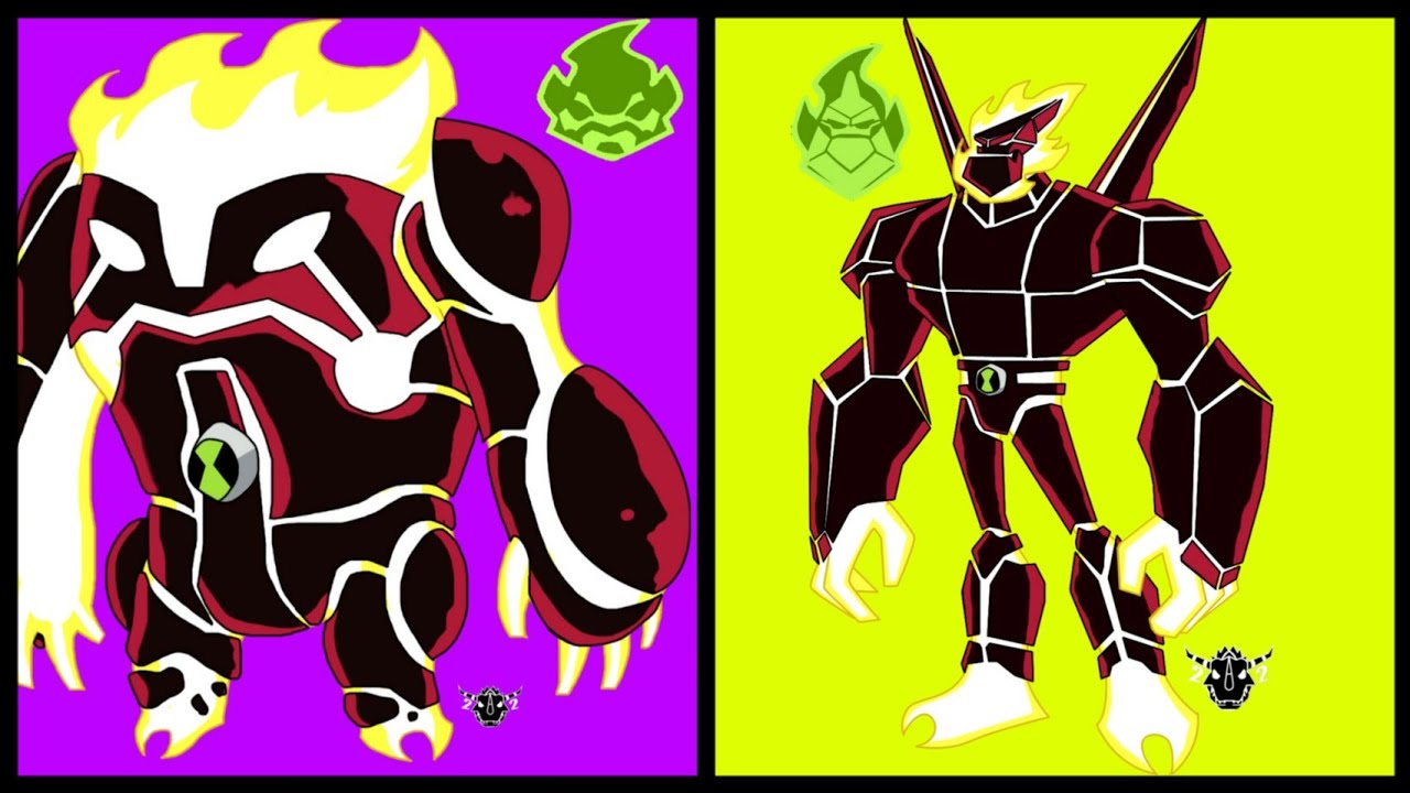 heatblast combo with all ben 10 timeline ben 10.omniverse😎🔥 - YouTube