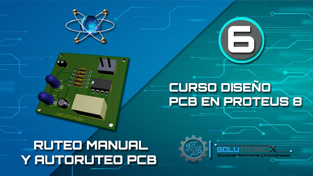 RUTEO MANUAL Y AUTORUTEO PCB en PROTEUS 8 🖲️🕹️ #6 - YouTube