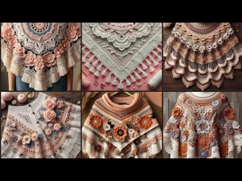 Nice Unique Crochet Lacy Tops Blouse For girls Handmade Spring Summer ...
