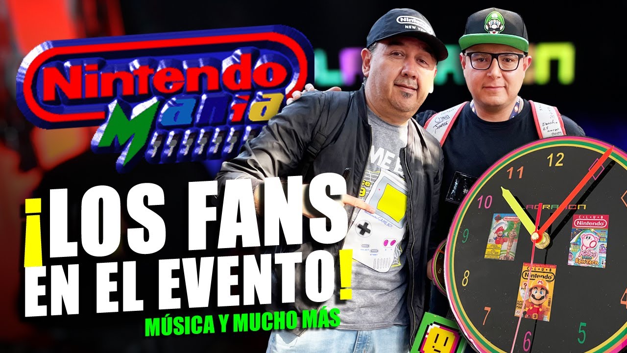 ¡Los FANS de CLUB NINTENDO en el evento de Nintendomanía! - YouTube