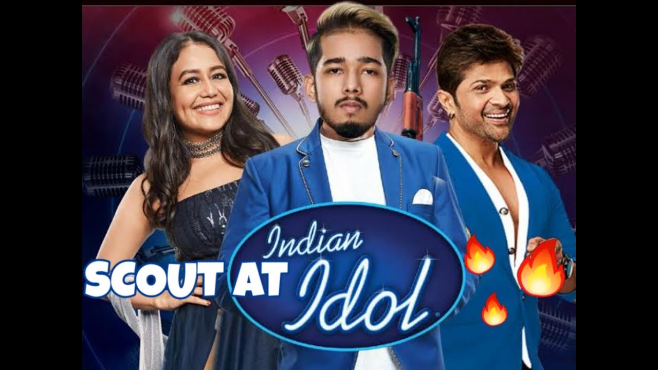 WHAT IF SCOUT OP WENT TO INDIAN IDOL | SCOUT FUNNY SINGING | TALONTED ...
