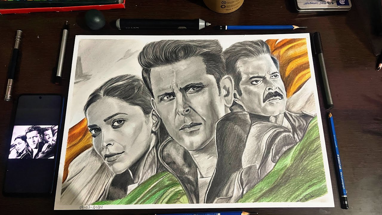 Movie Poster Drawing 60 Photos - Moonagedaydream.film