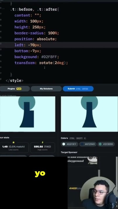Dibujé un árbol solo con HTML y CSS 🌳 (sin imágenes ni SVG) #cssbattle #css #cssbattlechallenge ...