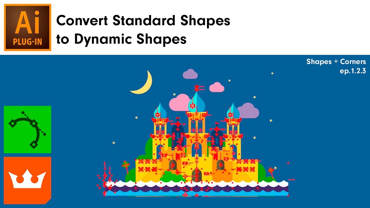 Convert Standard Shapes To Dynamic Shapes In Illustrator VectorScribe YouTube Convert Standard Shapes To Dynamic Shapes In Illustrator VectorScribe YouTube