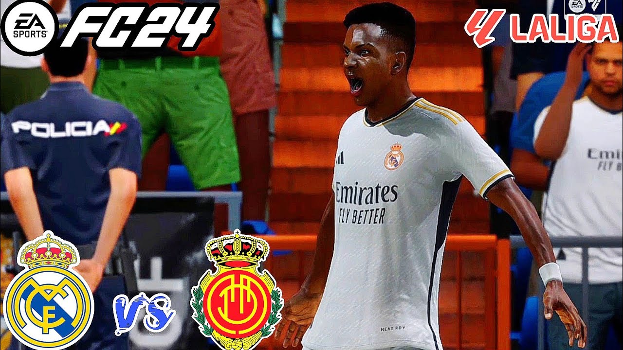 FC24 | REAL MADRID & RAL MALLORCA | Cú Poker của Rodrygo | La Liga 23 ...