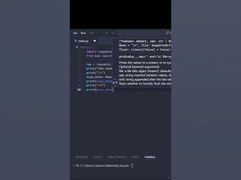 Web scraping with python in just 10 lines of code 💻💥 #coding - YouTube