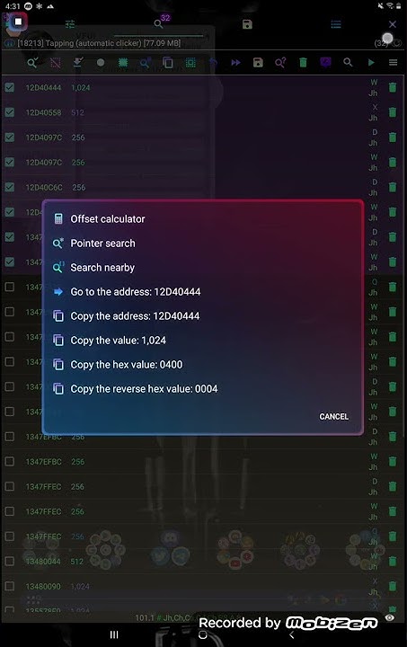 ViewFlipper UI for the ZY Game Guardian Mod - YouTube