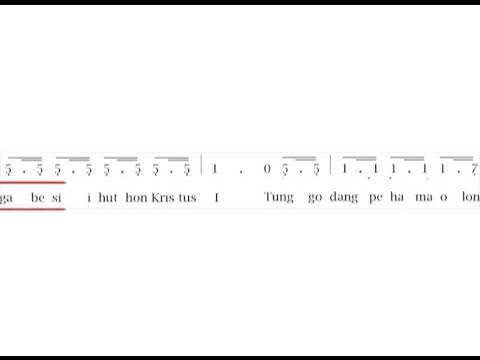 Latihan Partitur Koor Not Bass Mars Gabe Pangula na Profesional di Parhaladoon - YouTube