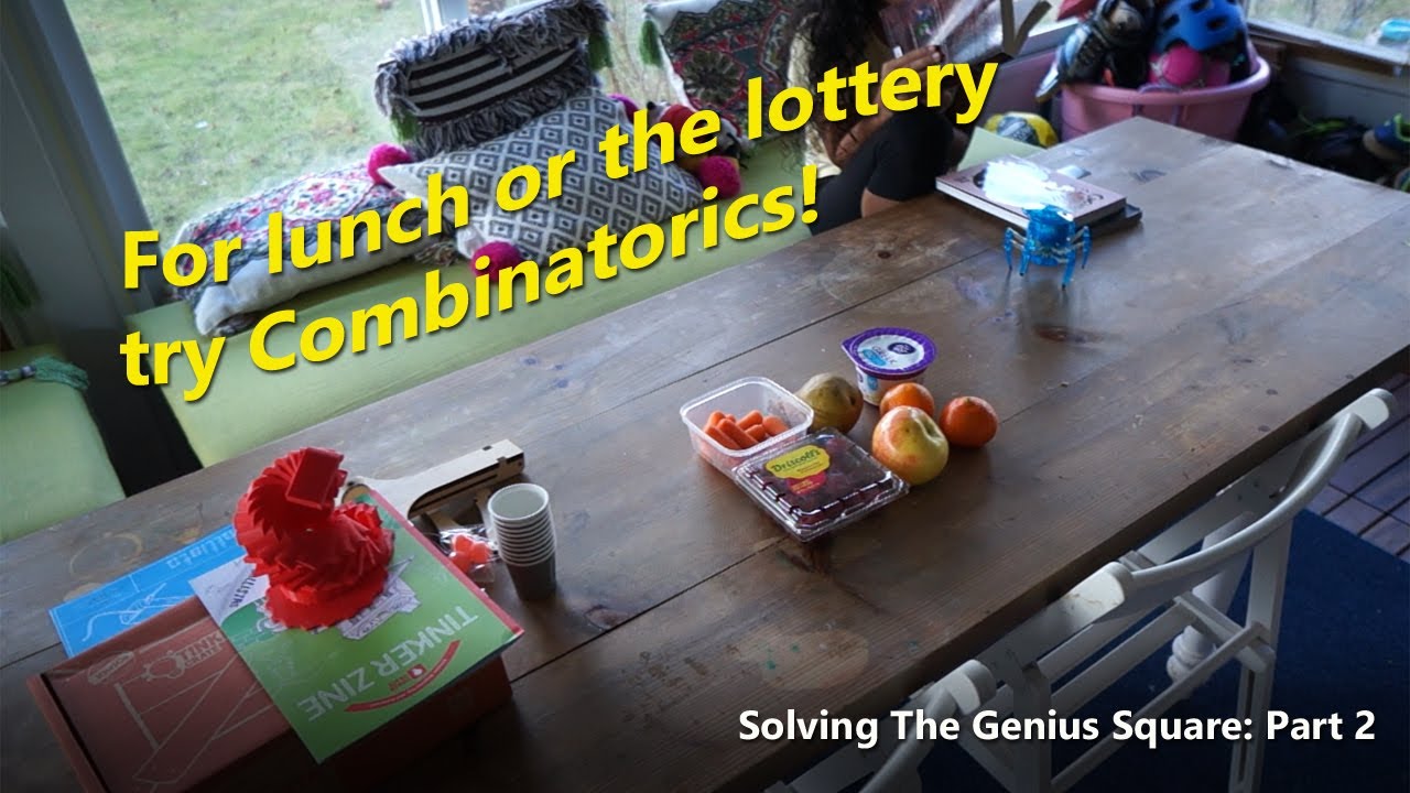 Solving The Genius Square Part 2 Combinatorics Python Youtube 9580