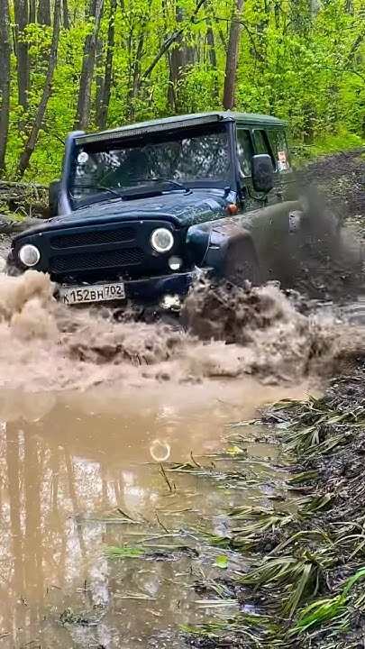 УАЗ с Мотором 3uz fe на 38х Колесах #offroad #4x4 - YouTube