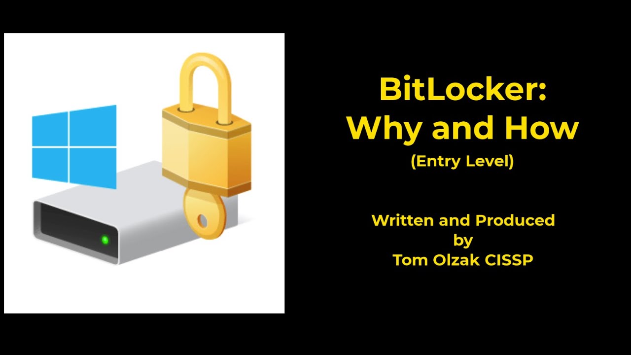 BitLocker: Why and How - YouTube BitLocker: Why and How - YouTube
