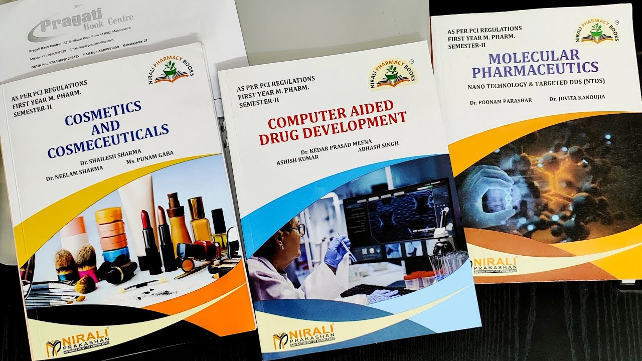 M. Pharm. Pharmaceutics Books || Molecular Pharmaceutics, Cosmetics ...