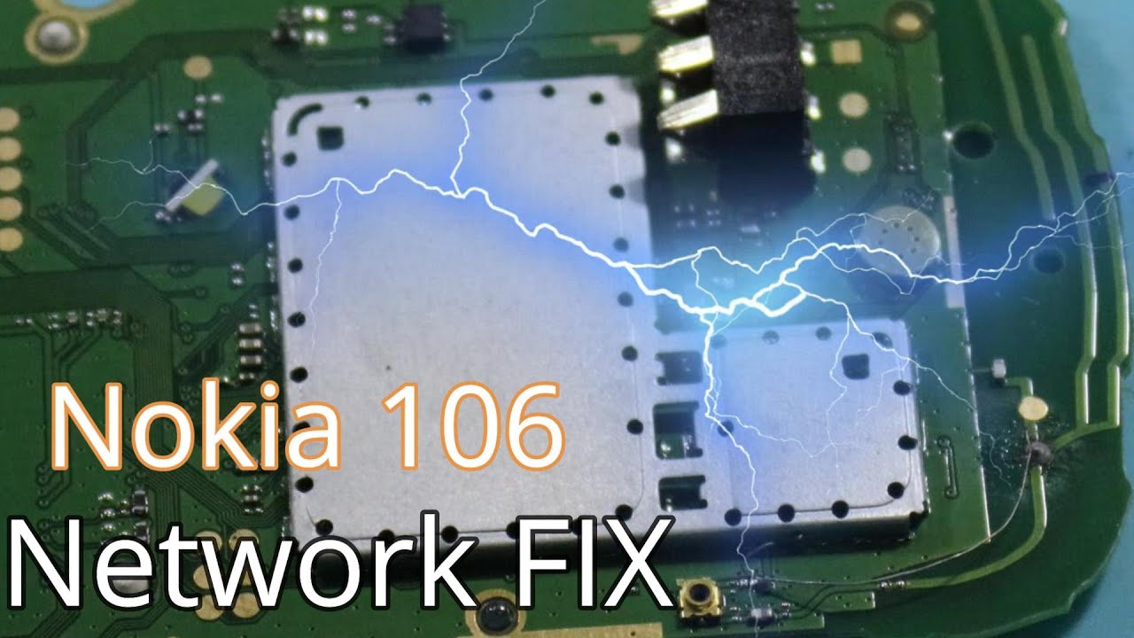 How to fix Nokia 106 network problem - YouTube