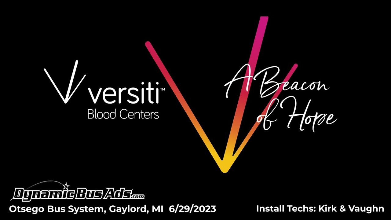 Versiti Blood Centers - Rolling Billboard Gaylord - YouTube