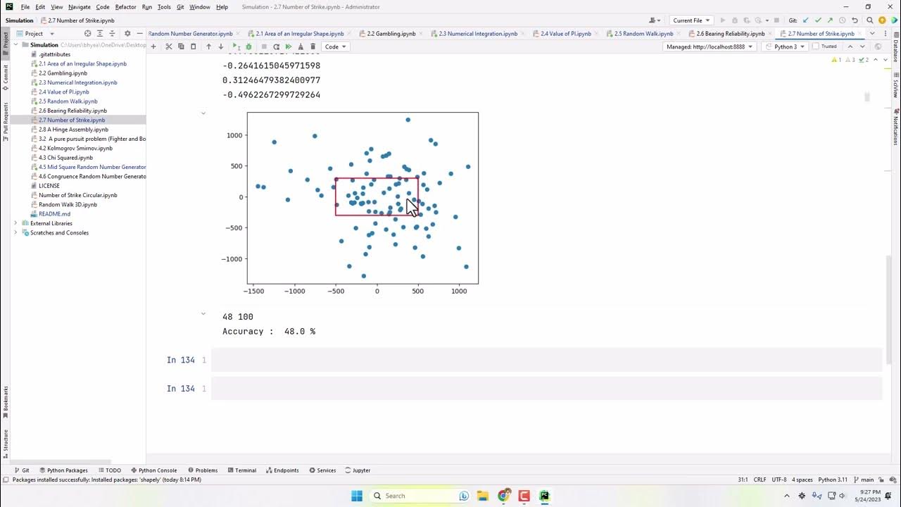 Number of strike | Random Normal Number | Simulation and Modeling - YouTube