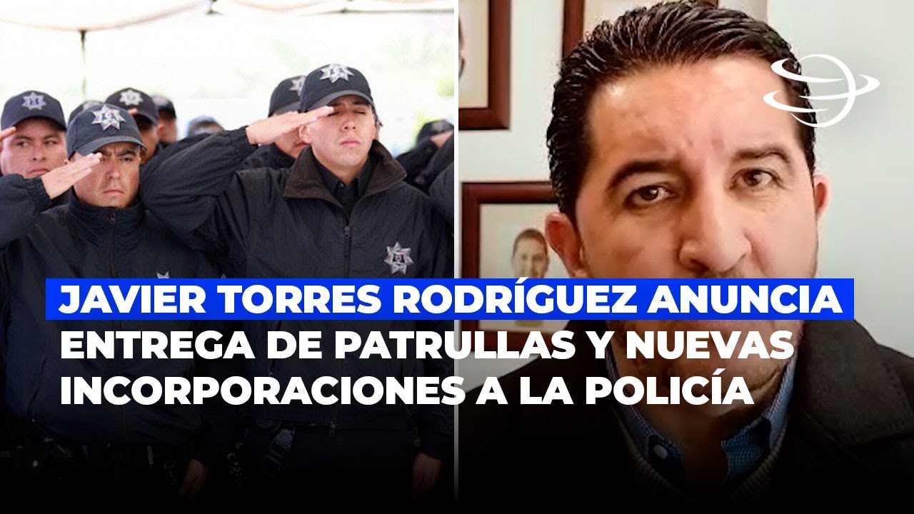 Javier Torres anuncia entrega de patrullas y nuevas incorporaciones a ...