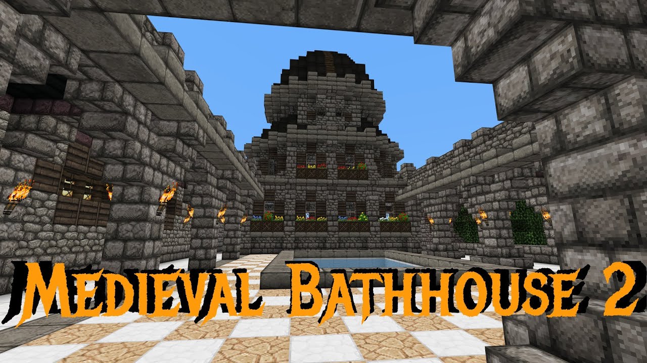 Minecraft - Gundahar Together - Medieval Bathhouse 2 - YouTube