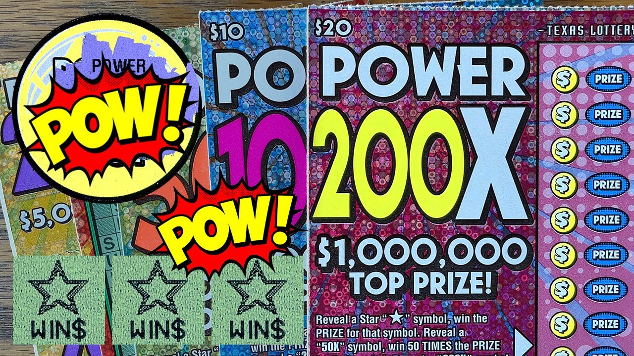 💰 POW! POW! 💥 Over $300 **NEW** POWER X TICKETS 🔴 TEXAS LOTTERY Scratch ...