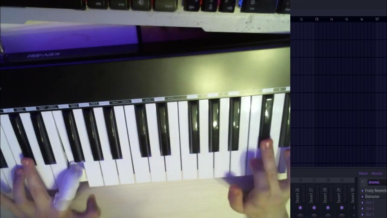 Heaven Pierce Her - The Fire Is Gone [PIANO] // my first time playing a midi keyboard - YouTube