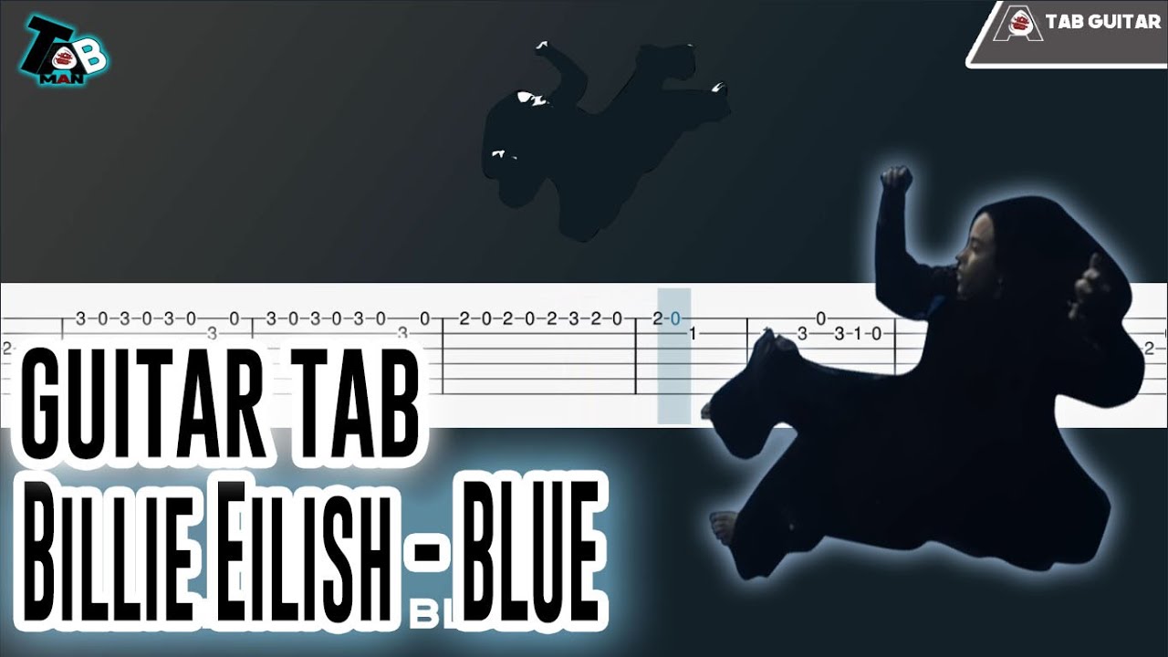 Billie Eilish - BLUE Guitar Tutorial (TAB) - YouTube