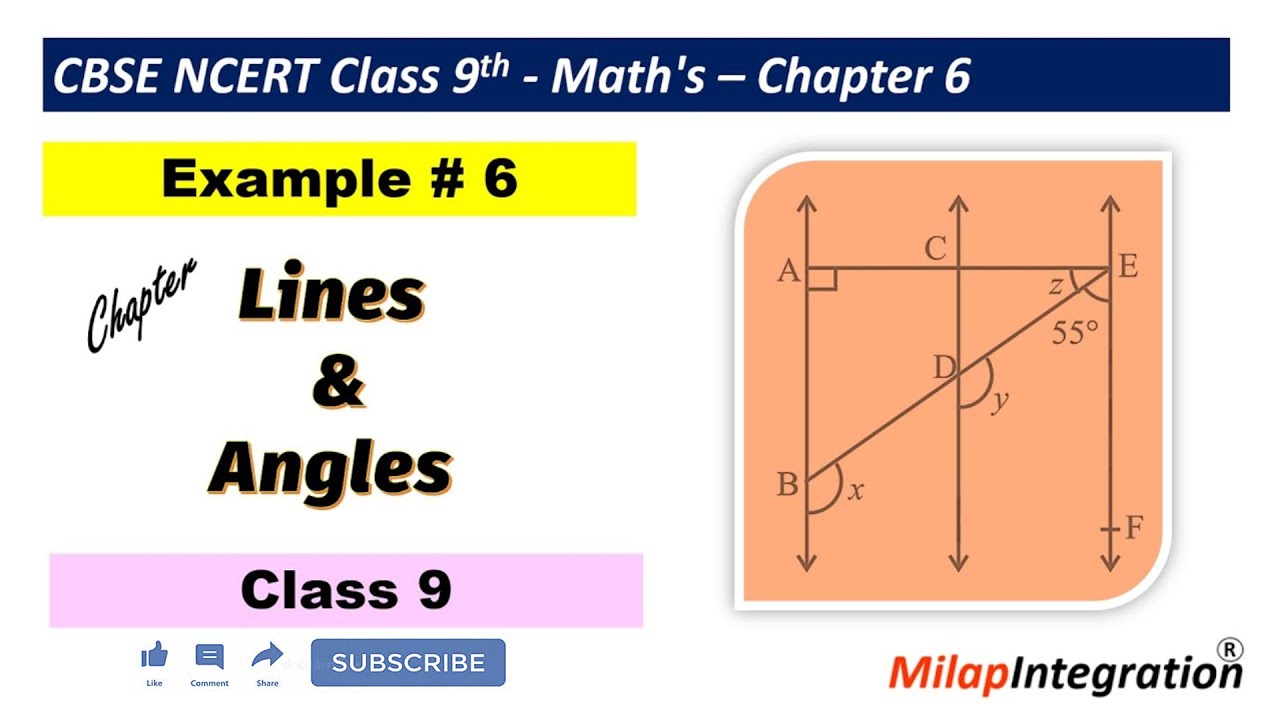 Example 6 | Lines & Angles | Chapter 6 | Class 9 | Math's | CBSE NCERT ...