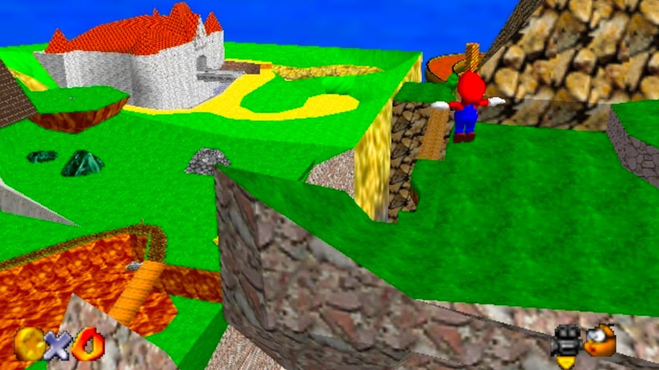 Super Mario 64 But All The Levels Are Combined Into 1 Youtube