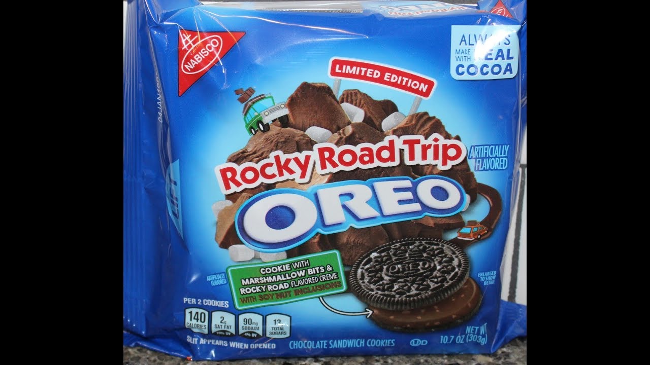 Rocky Road Trip Oreo Cookie Review - YouTube