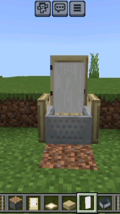 minecraft build hacks (part-7) | how to build working chair in ...