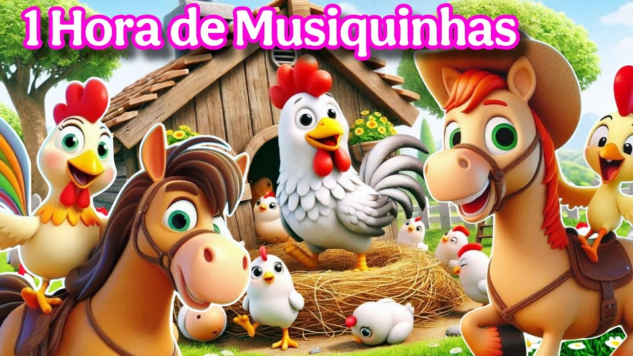 1 Hora de Musicas infantis 🎶 Cante, Dance e Aprenda com a Turminha do ...